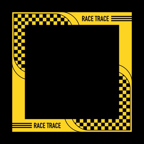 Sport car decal stripes speed lines racing Vector Image