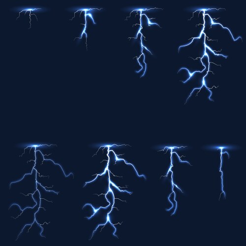 Animated shine effect animation of blast fx game Vector Image