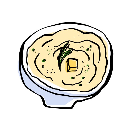 Mashed Potato Drawing Vector Images (over 160)