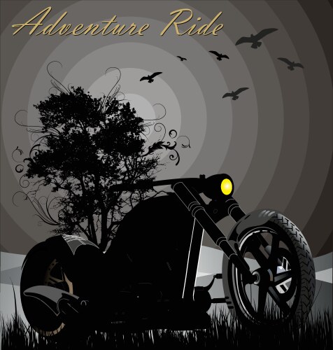 Motorcycle background Royalty Free Vector Image