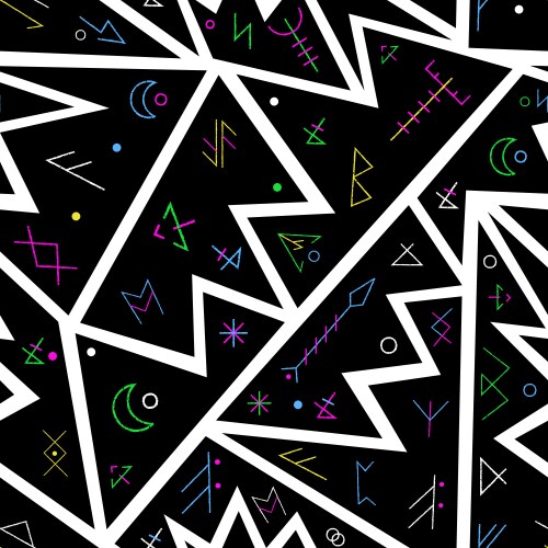 Neon Runes Vector Images (over 190)