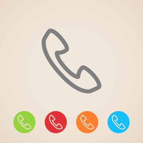 Phone Icon White Circle Vector Images (over 48,000)