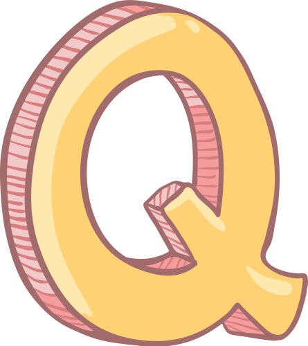 Set cartoon pink numbers and mathematical signs Vector Image