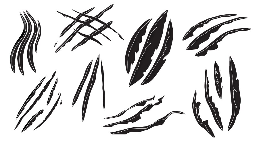 Claw Marks Vector Images (over 3,000)