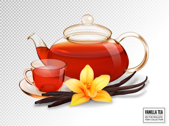 Tea service Royalty Free Vector Image - VectorStock