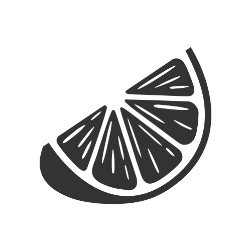 Lemon icons isolated on white background Vector Image