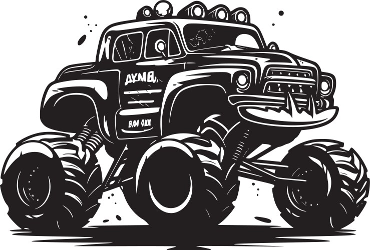 Monster truck logo Vector Images & Graphics for Commercial Use ...