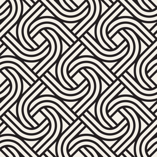 Seamless lines mosaic pattern modern stylish Vector Image