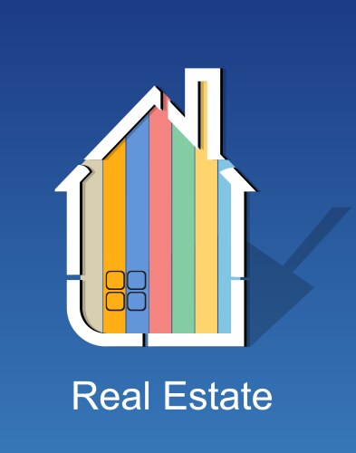 Abstract real estate Royalty Free Vector Image