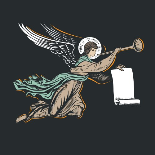 Angel god Royalty Free Vector Image - VectorStock