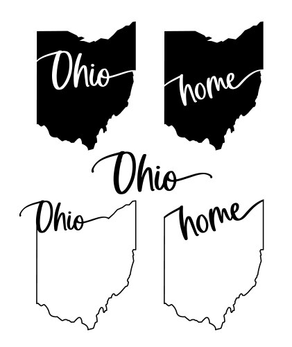 Ohio State Outline Vector Images (over 810)