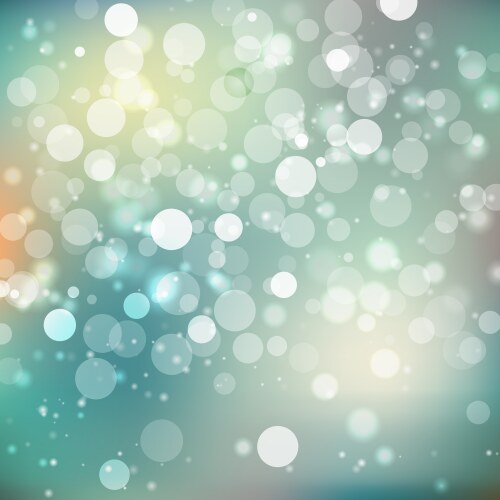 Bokeh card background Royalty Free Vector Image