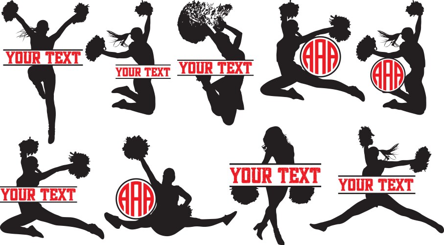 Cheerleader Vector Images (over 4,100)