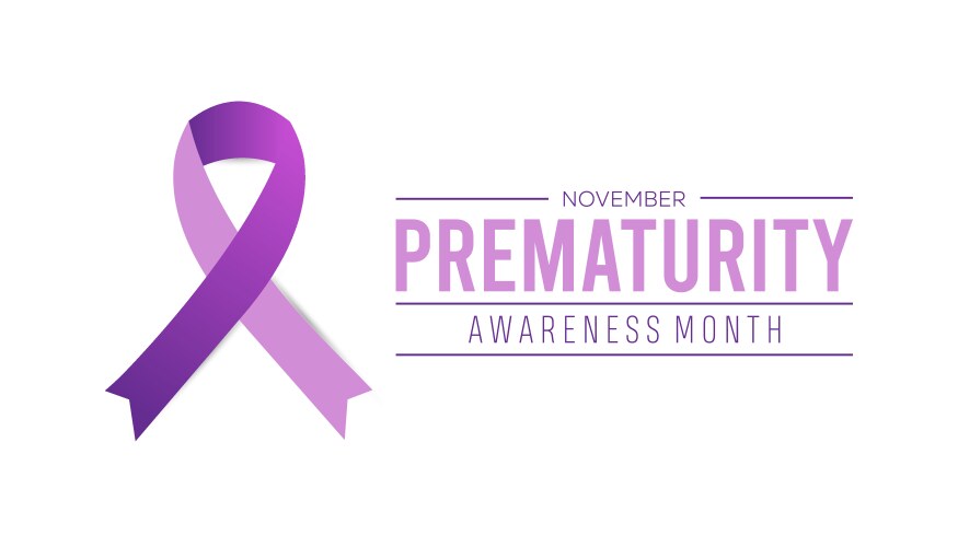 World prematurity day Royalty Free Vector Image