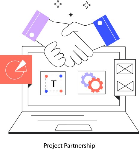 Partnership Royalty Free Vector Image - VectorStock