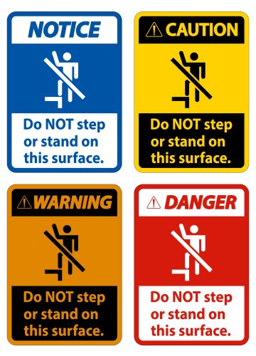 Do not Step Vector Images (over 450)