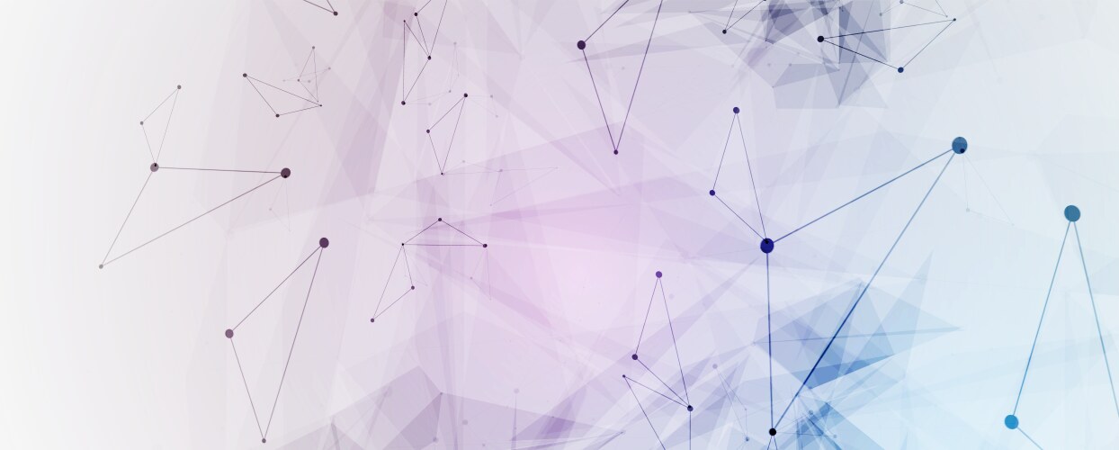 Neural network concept connected cells with links Vector Image