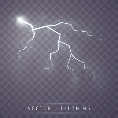 Lightning flash bolt Royalty Free Vector Image