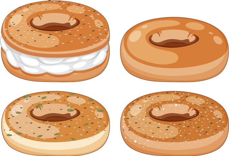 Bagel Vector Images (over 10,000)