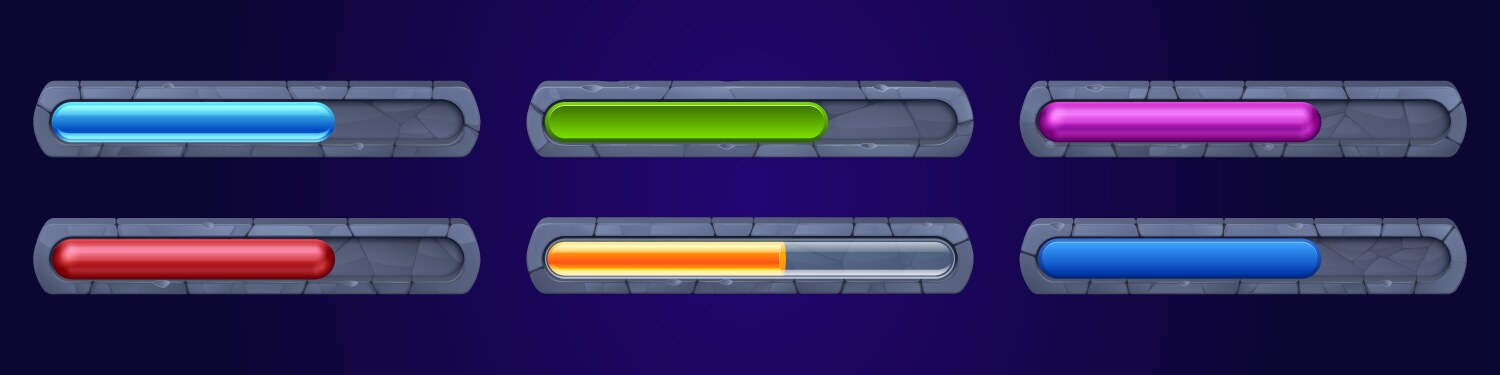 Game Progress Bar Vector Images (over 3,300)