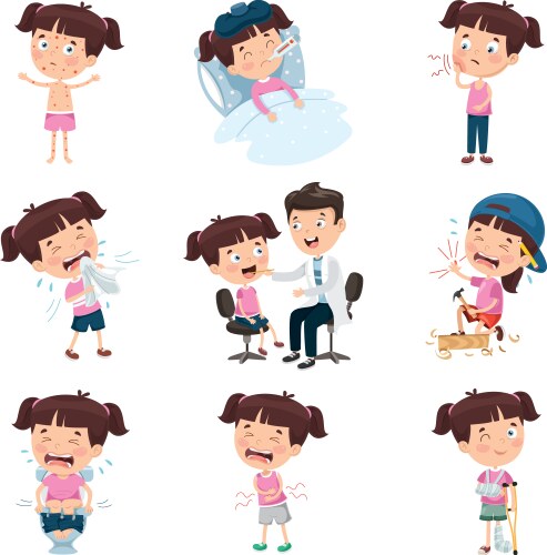Girl Diarrhea Cartoon Vector Images (over 350)