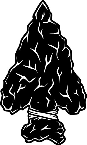 Natural stone landscape element gray cartoon Vector Image