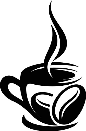 Coffee and cafe logo design inspiration Royalty Free Vector