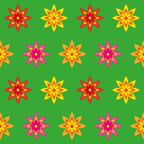 Flower mesh emeralds seamless texture Royalty Free Vector