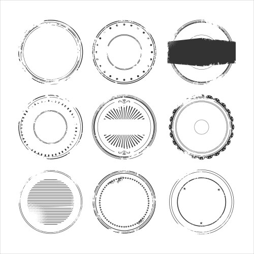Grunge stamps Royalty Free Vector Image - VectorStock