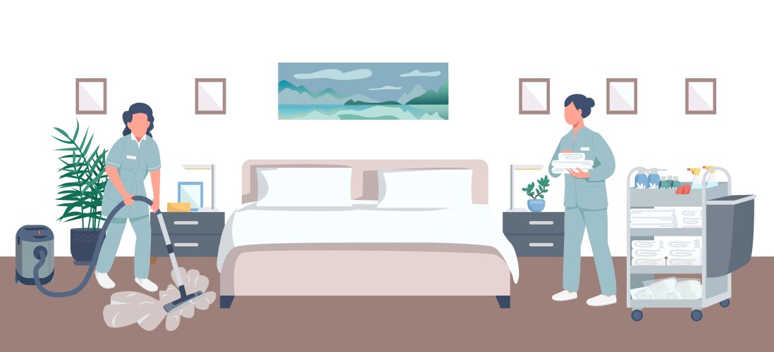 Hotel Housekeeping Posters Vector Images (83)