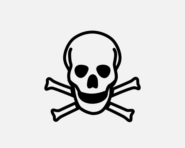 Skull Crossbones Clipart Vector Images (over 460)