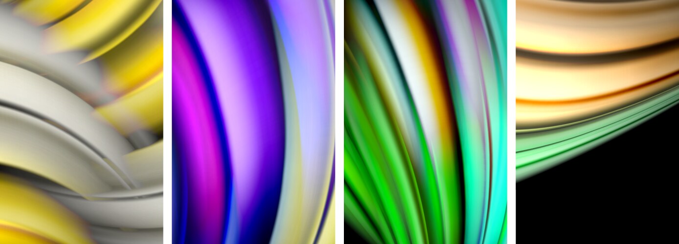 Blurred color line backgrounds Royalty Free Vector Image