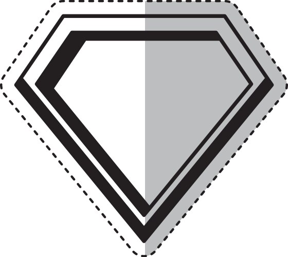 Super hero shield pop art Royalty Free Vector Image