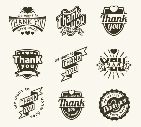 Logo Thank You Vector Images (over 3,100)