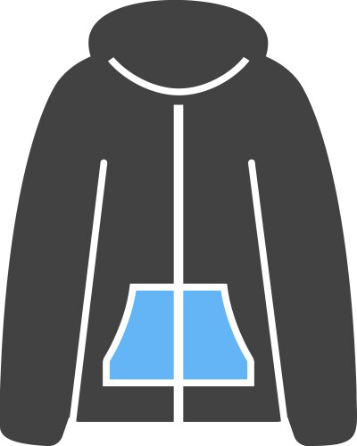 Sport jacket cartoon Royalty Free Vector Image