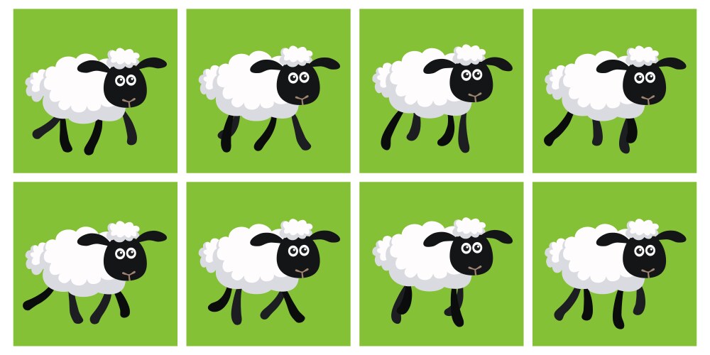 Running Sprite Vector Images (over 330)