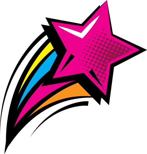 Shooting Star Cartoon Vector Images (over 2,700)