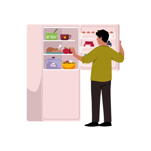 Open Fridge Cartoon Vector Images (over 650)
