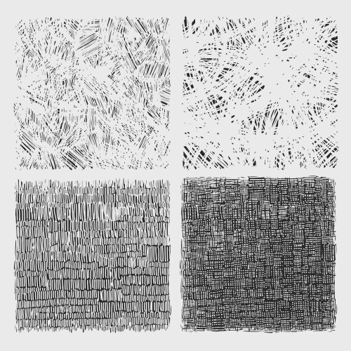 Collection ink hand drawn hatch texture Royalty Free Vector