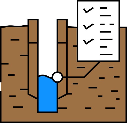 Water well icon color Royalty Free Vector Image