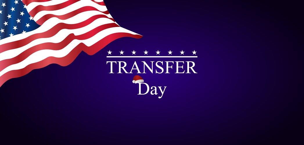 Art of transfer day a look at design Royalty Free Vector
