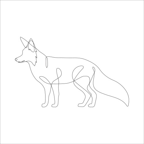 One Line Drawing Wolf Vector Images (over 160)