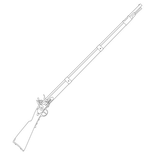 Flintlock Rifle Vector Images (over 180)
