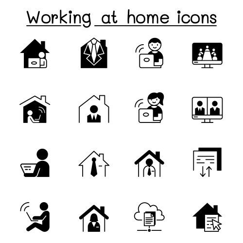 Internet browser icon set graphic design Vector Image