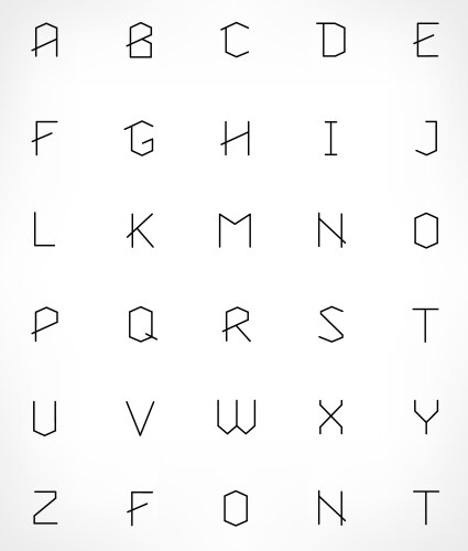 Cuneiform alphabet sumerian persian writing Vector Image