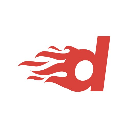 Candle flame fire logo icon Royalty Free Vector Image