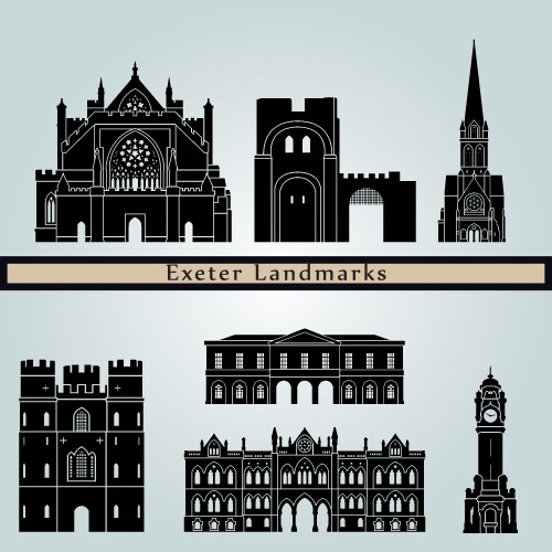 Phnom penh landmarks and monuments Royalty Free Vector Image