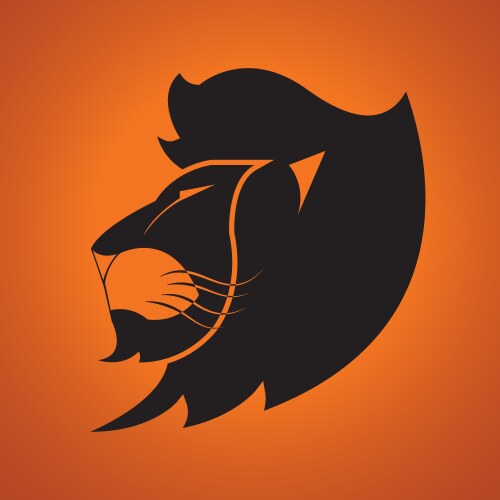 Chinese lion logo Royalty Free Vector Image - VectorStock