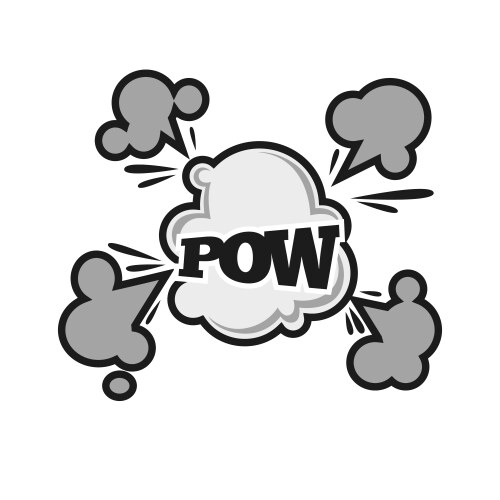 Cartoon Pow Vector Images (over 3,400)