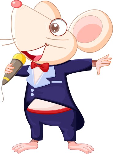 Rat and cheese Royalty Free Vector Image - VectorStock